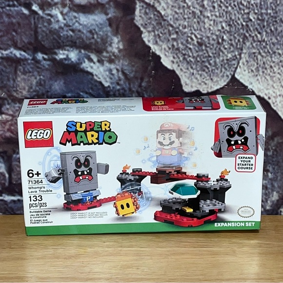 Lego | Toys | Lego Super Mario Whomps Lava Trouble Expansion Set 33pcs ...